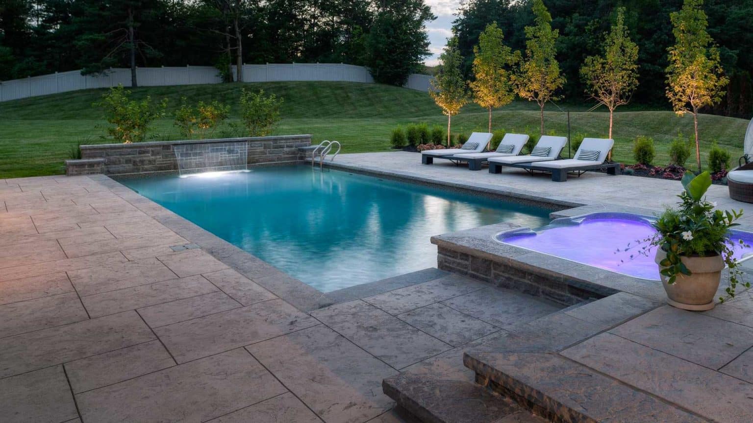 Inground Pools Rochester NY - Photo Gallery - Woodstream Landscape